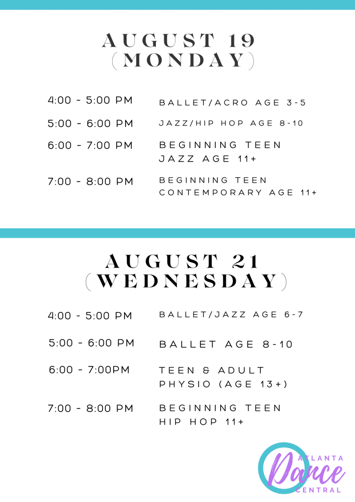 Open Dance Days - Atlanta Dance Central